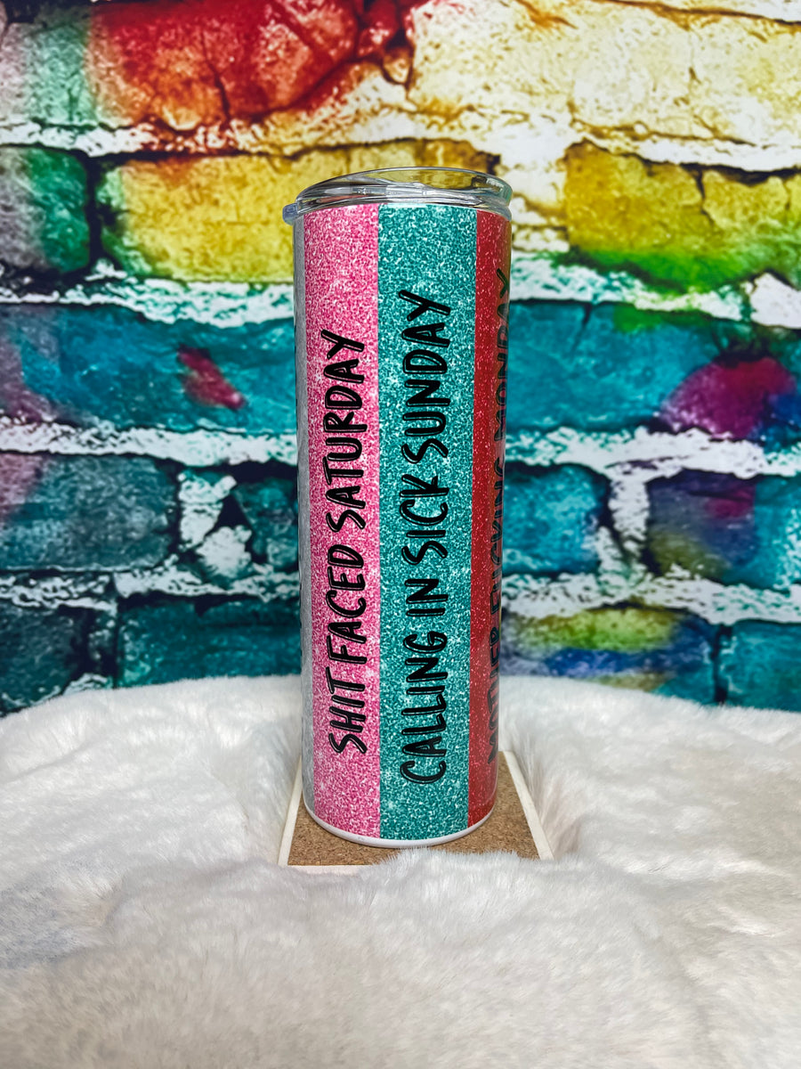 Sweary daily tumbler – Noelle Grace Designs